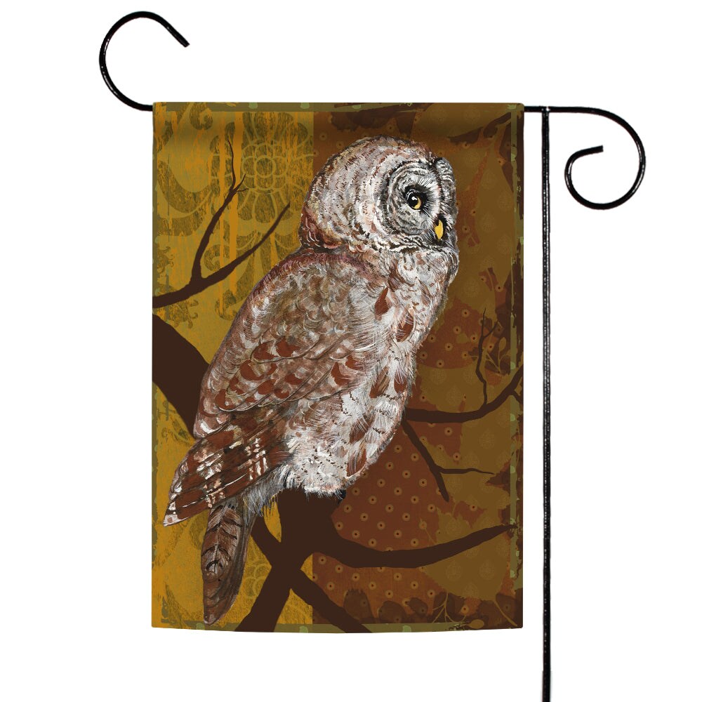 Night Owl Decorative Fall Flag, Size: 12 in x 18 in | Michaels