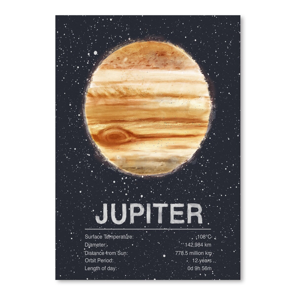 Jupiter by Tracie Andrews Poster Art Print - Americanflat | Michaels
