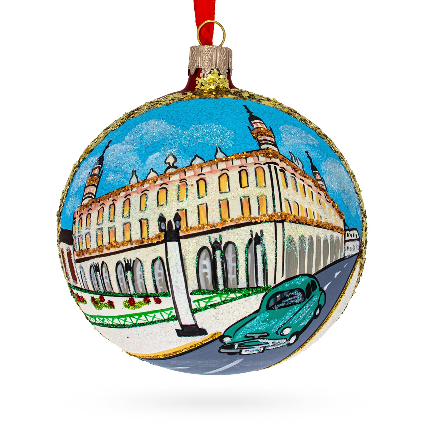 Old Havana, Havana, Cuba Glass Ball Christmas Ornament 4 Inches | Michaels