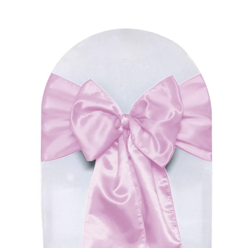 10 PCS Satin Chair Sashes Ribbon Bow | Michaels