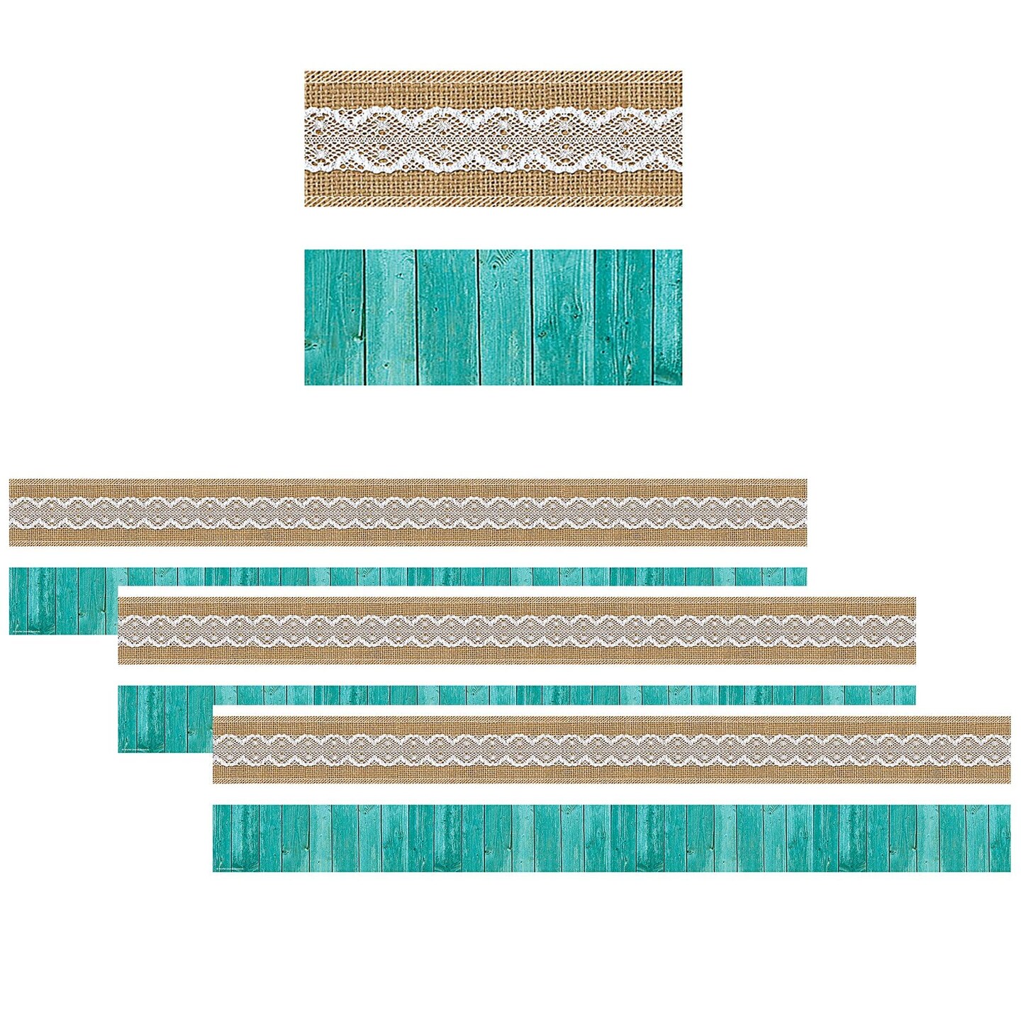 Shabby Chic Double-Sided Border, 36 Feet Per Pack, 3 Packs | Michaels