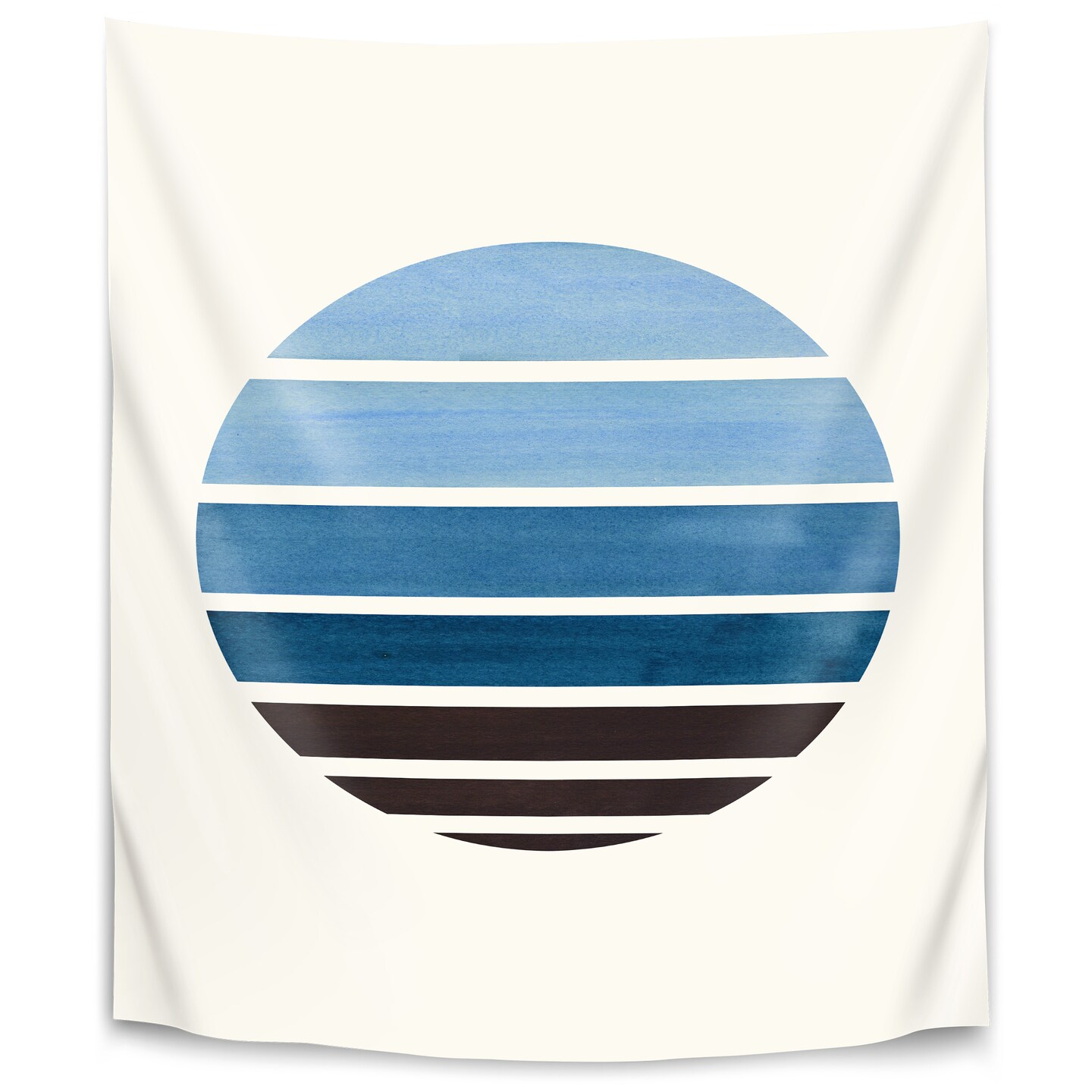 Navy Staggered Sunset by Ejaaz Haniff Wall Tapestry - Americanflat ...
