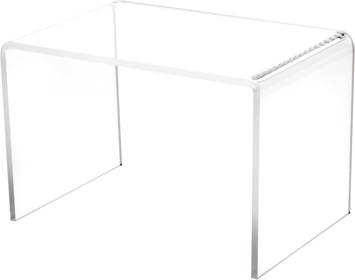 Plymor Clear Acrylic Rectangular Display Riser 6 Inch Height X 9 Inch