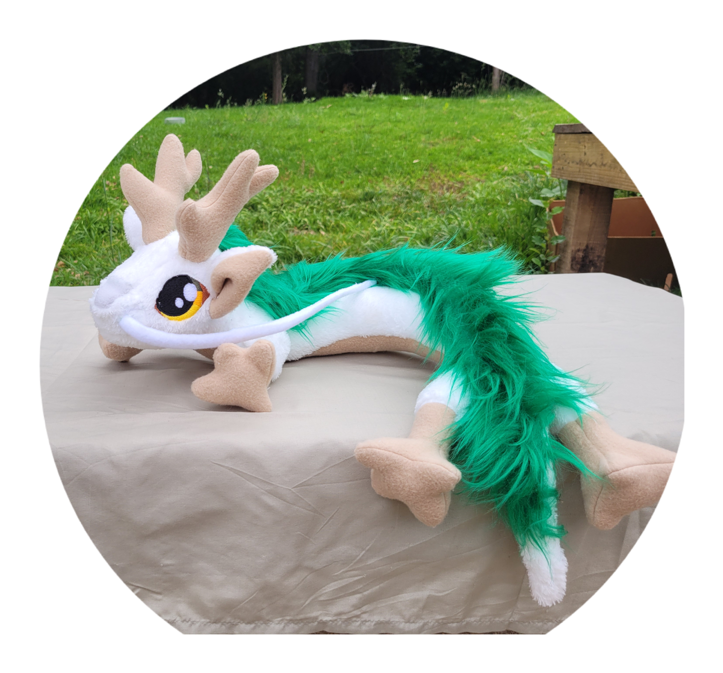Plush Dragon Poseable, Wearable Adjustable, Dragon, Renaissance fair ...