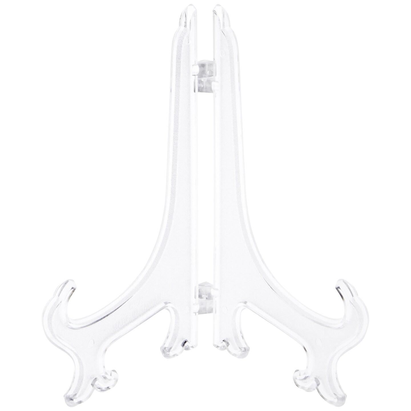 Bard's Hinged Clear Plastic Plate Stand, 7" H x 5.5" W x 4.5" D (For 7 ...