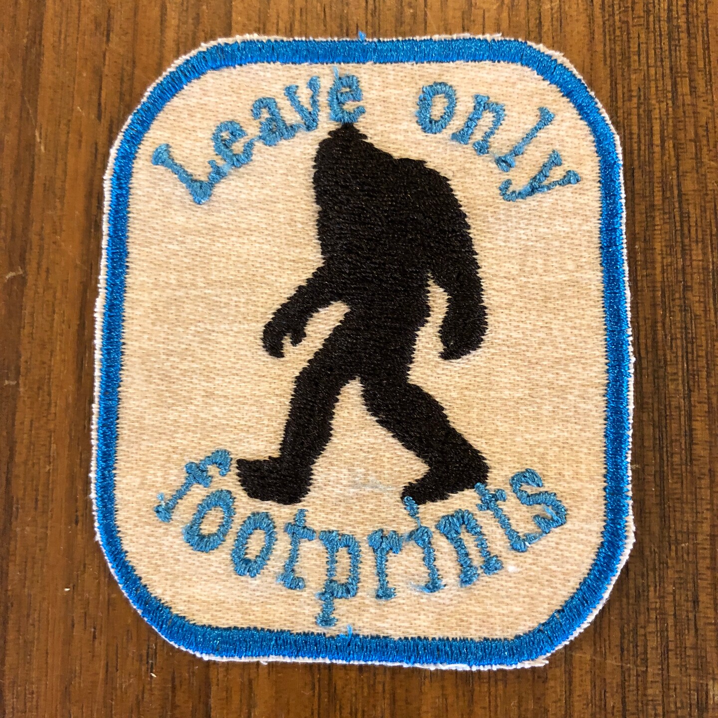 Bigfoot Embroidered patch, Cryptid patch, Leave Only Footprints ...