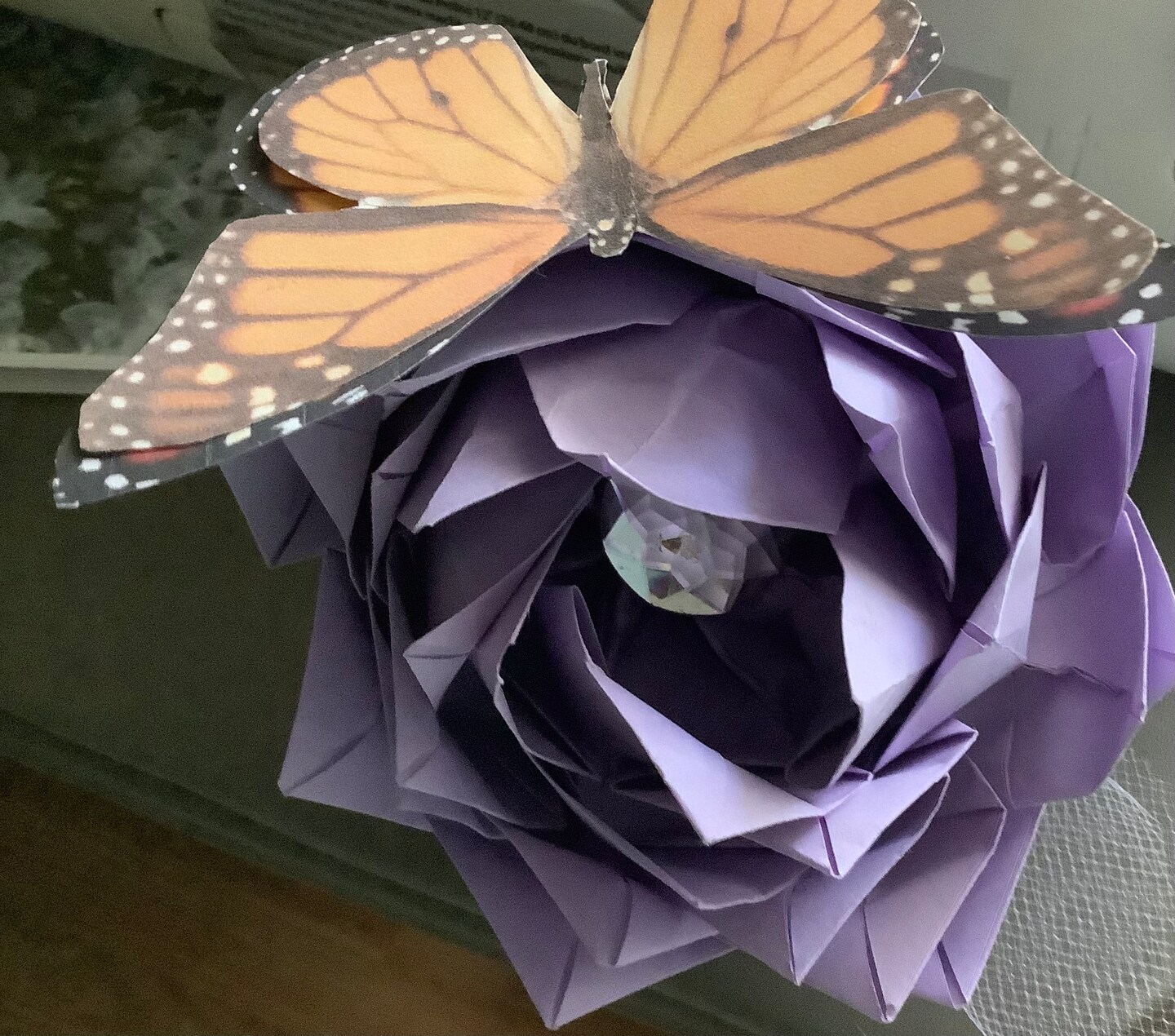 Stand Alone Lotus Flower with Butterfly | MakerPlace by Michaels