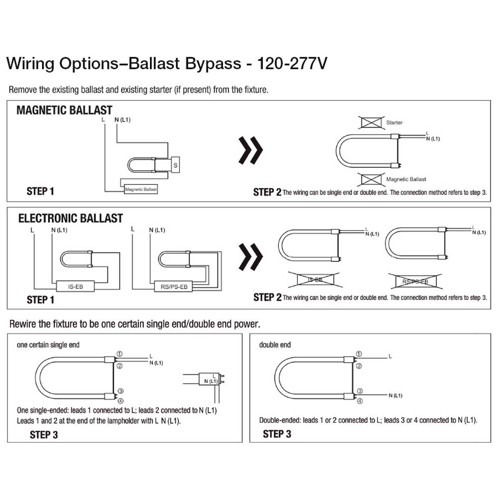 Satco S18453 13w T8 U-Bend LED 120-277v Medium bi-pin base 2000 lumens ... Satco S18453 13w T8 U-Bend LED 120-277v Medium bi-pin base 2000 lumens ...