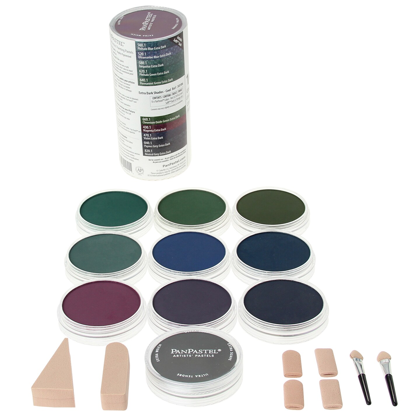 PanPastel® Set, 10-Colors, Extra Dark Shades Cool | Michaels