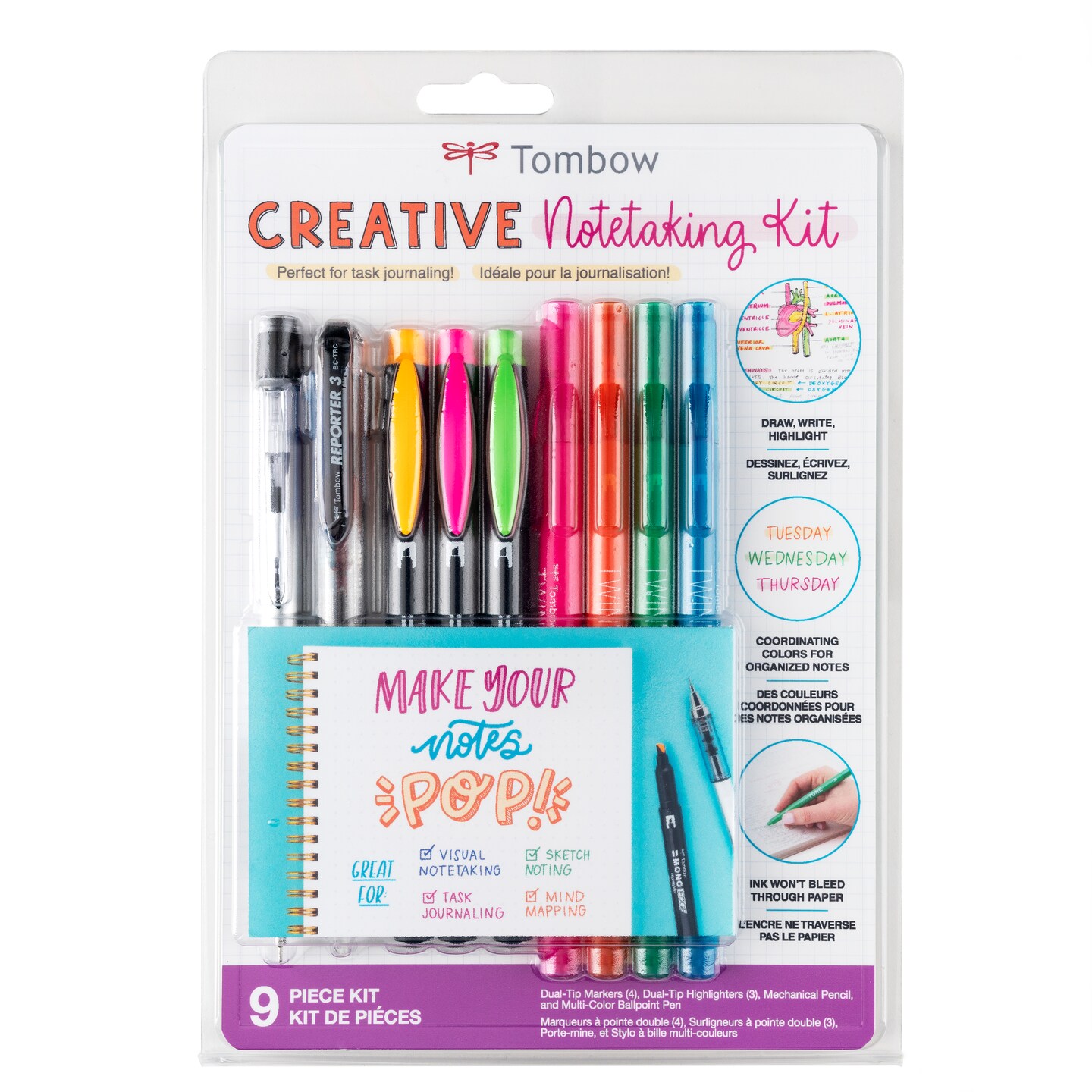Tombow Creative Notetaking Kit, 9-Piece Kit | Michaels
