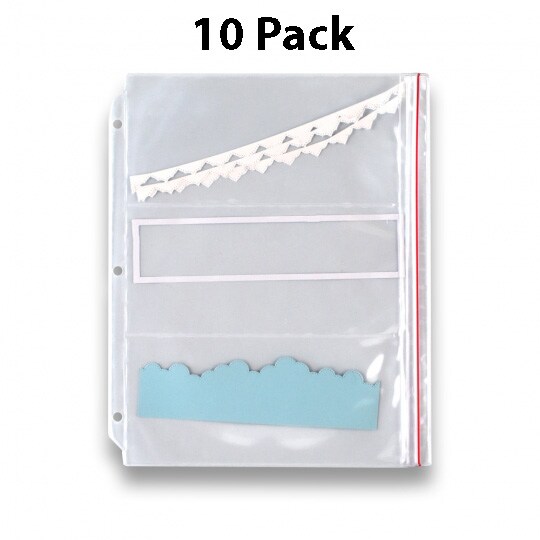 3-Pocket Zipper Binder Page - Scrapbooking, Cardmaking, and ...