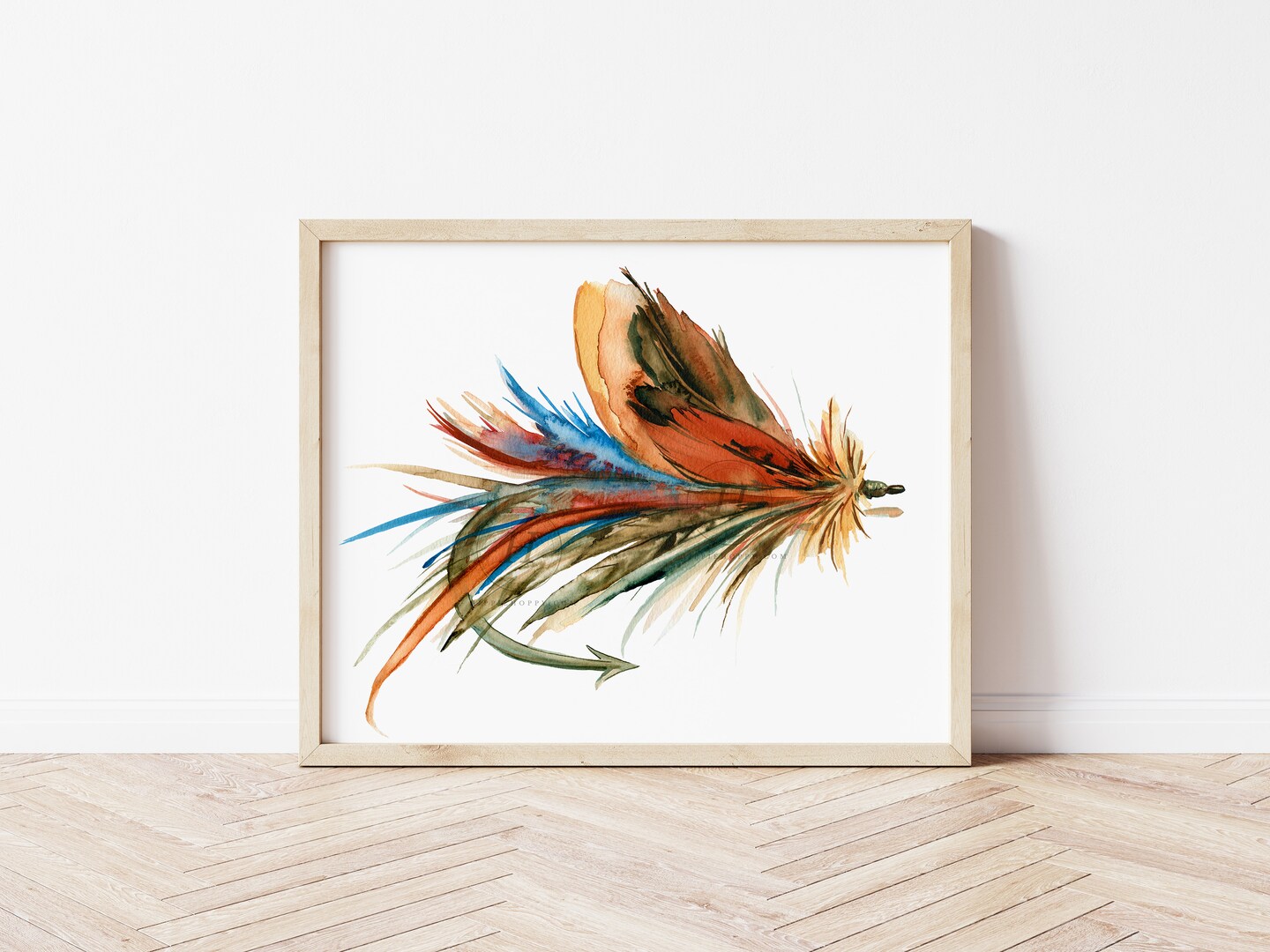 Fishing Fly Watercolor Print | MakerPlace by Michaels