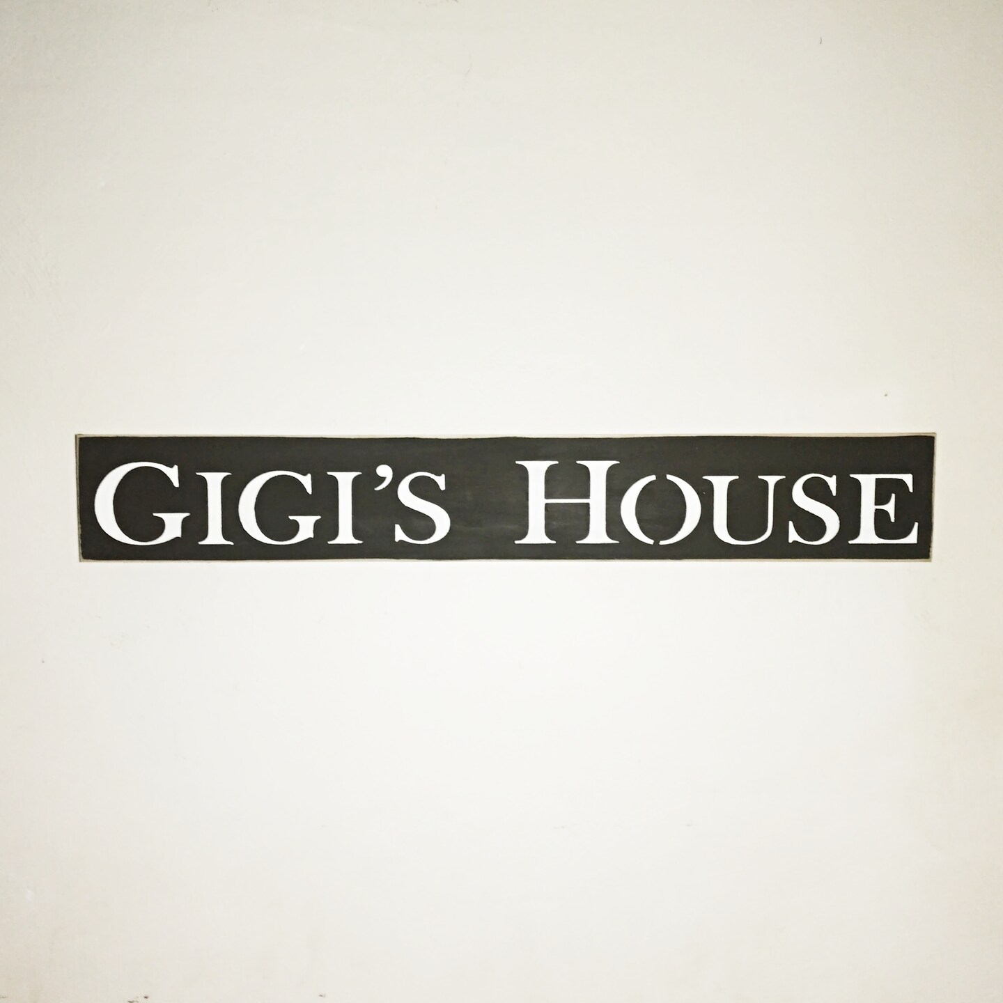 Gigis House Wooden Sign, You Pick Color, Mothers Day Gift | MakerPlace ...