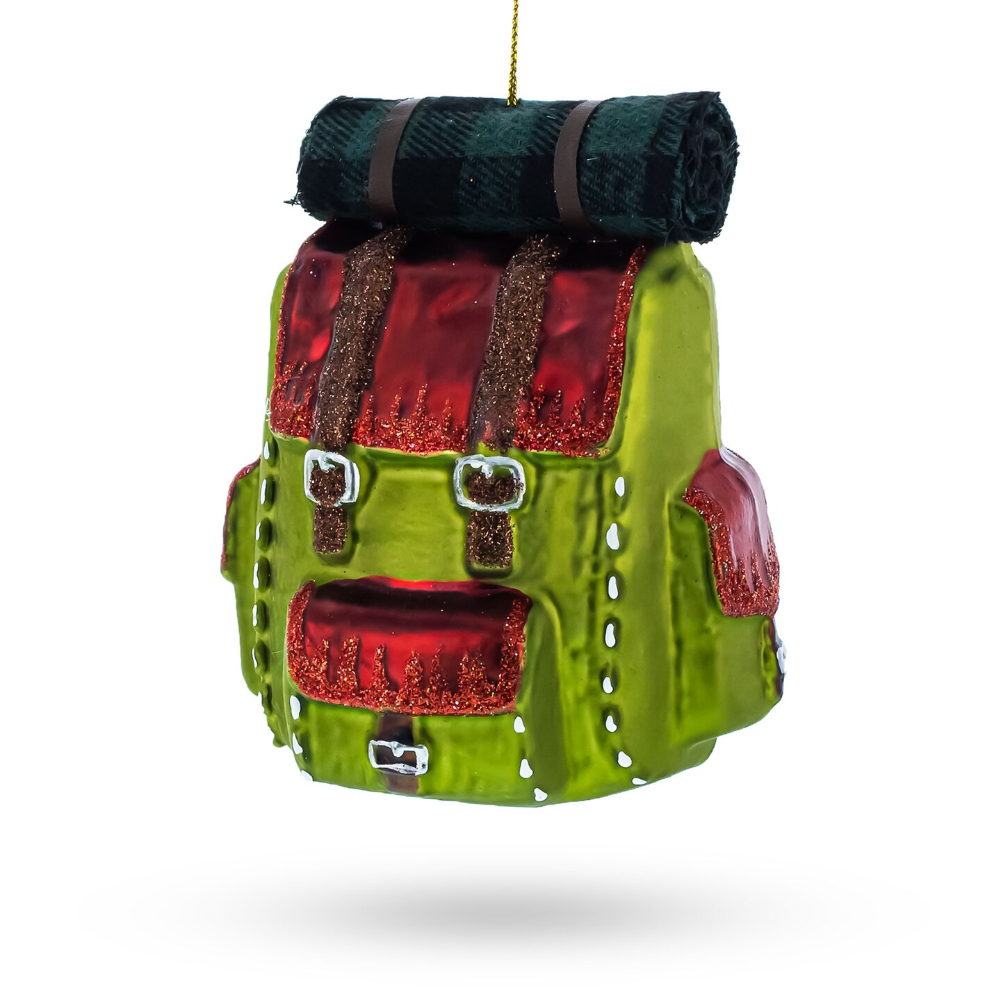 Adventurous Hiking Backpack Blown Glass Christmas Ornament | Michaels