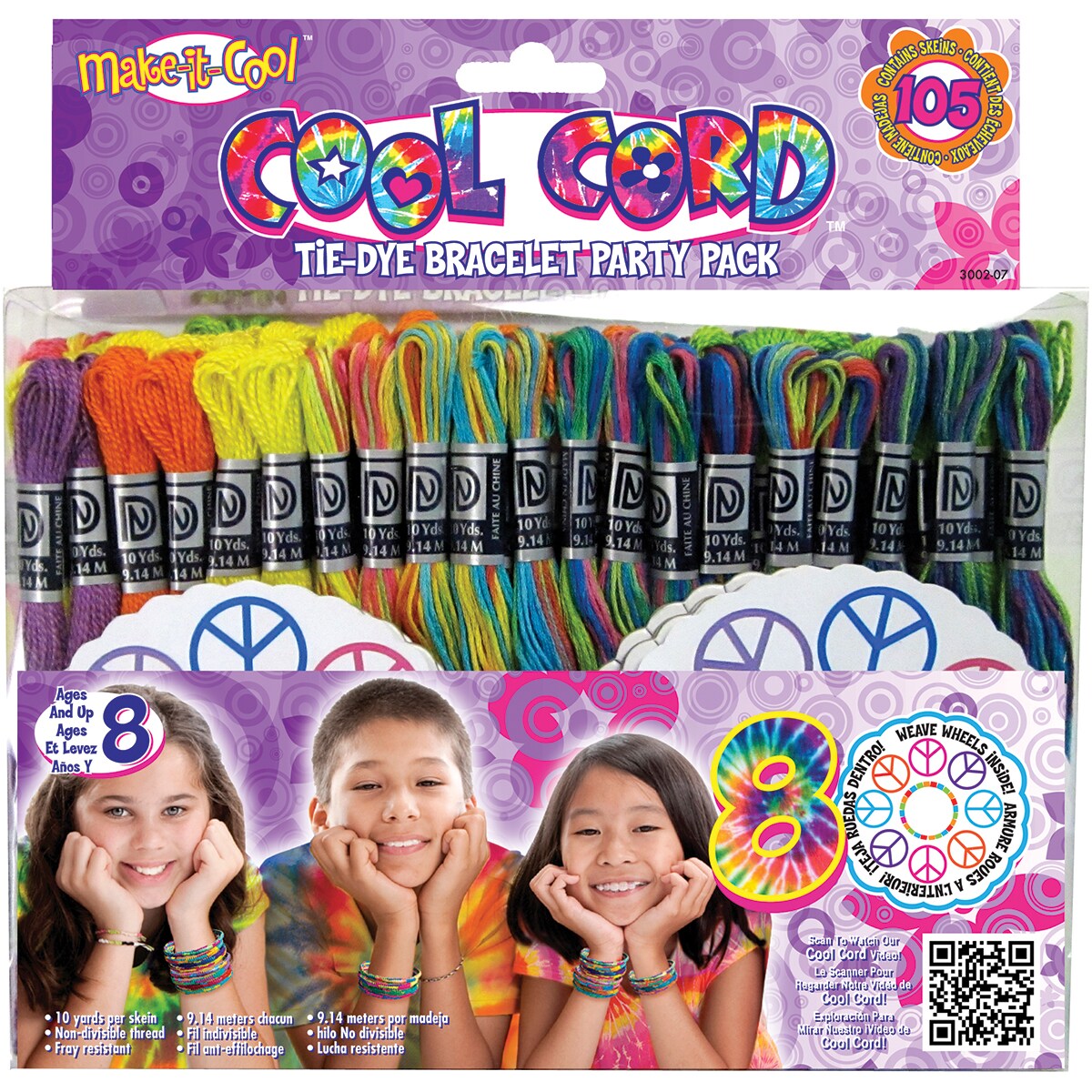 Janlynn Cool Cord Friendship Bracelet Pack-Assorted Colors | Michaels
