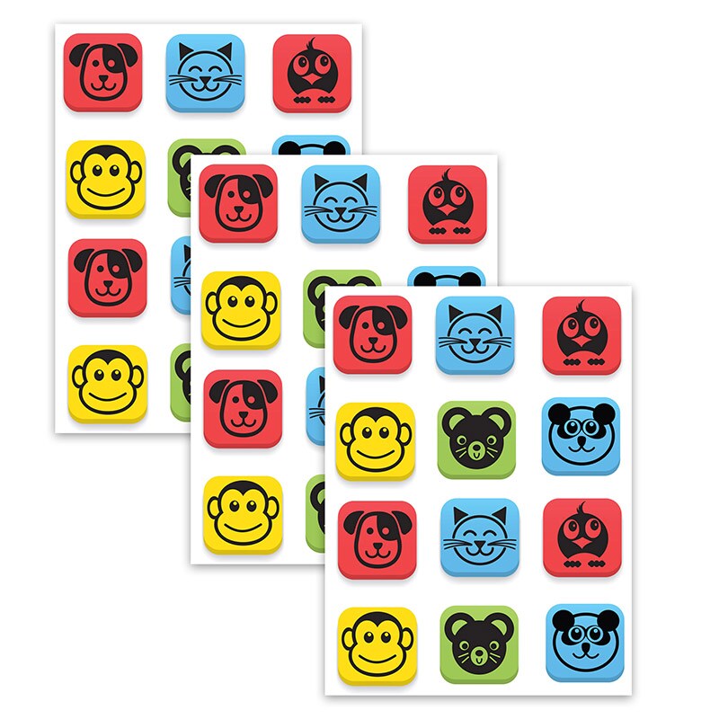 Magnetic Whiteboard Student Erasers, Animals, 12 Per Set, 3 Sets | Michaels