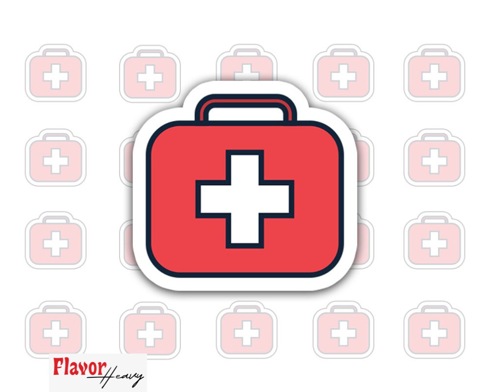 First Aid Kit - Planner Sticker Sheet - First Aid Stickers - Fast ...