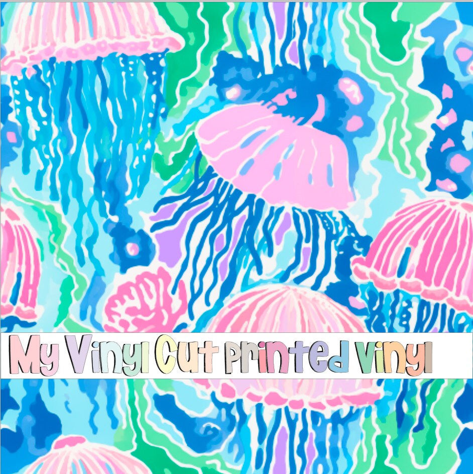 12 x 12 inch Sheet of Printed Vinyl or HTV in the K80-13 Pattern ...