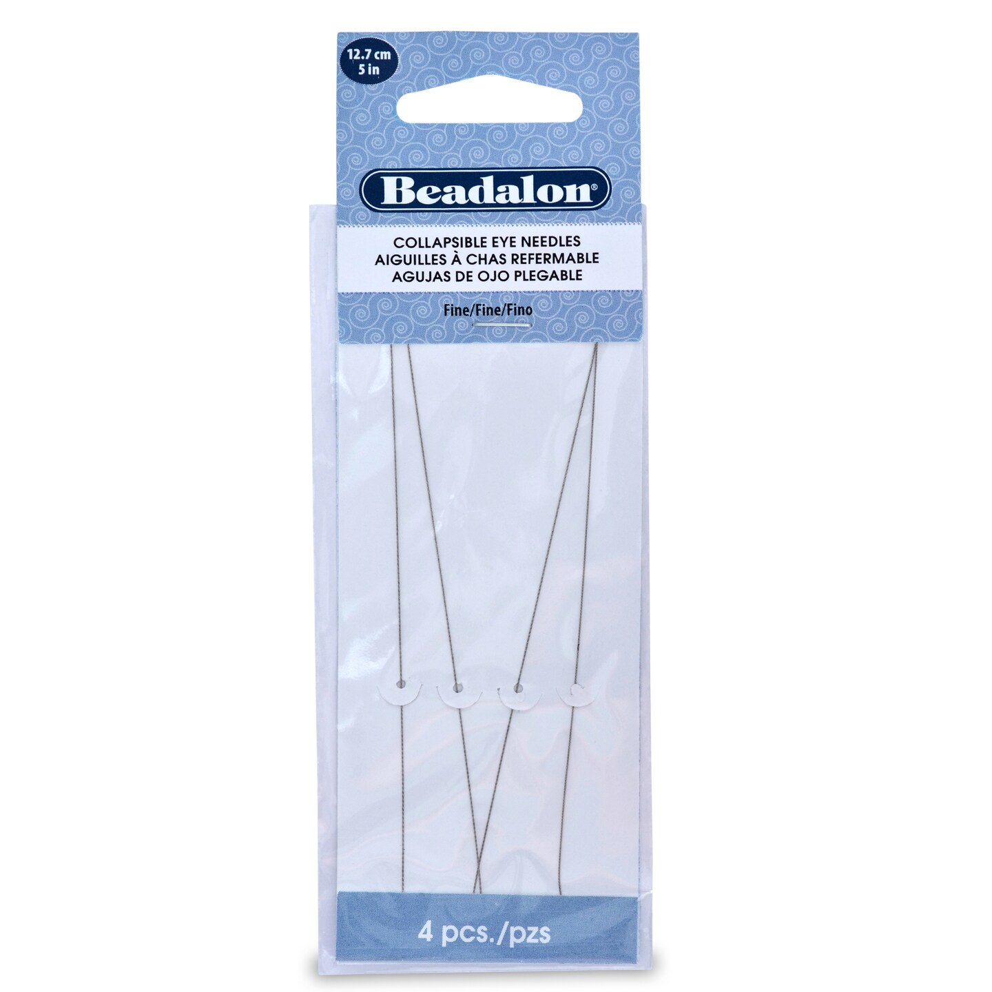 Beadalon Collapsible Eye Needles 5" 4/Pkg-Fine | Michaels