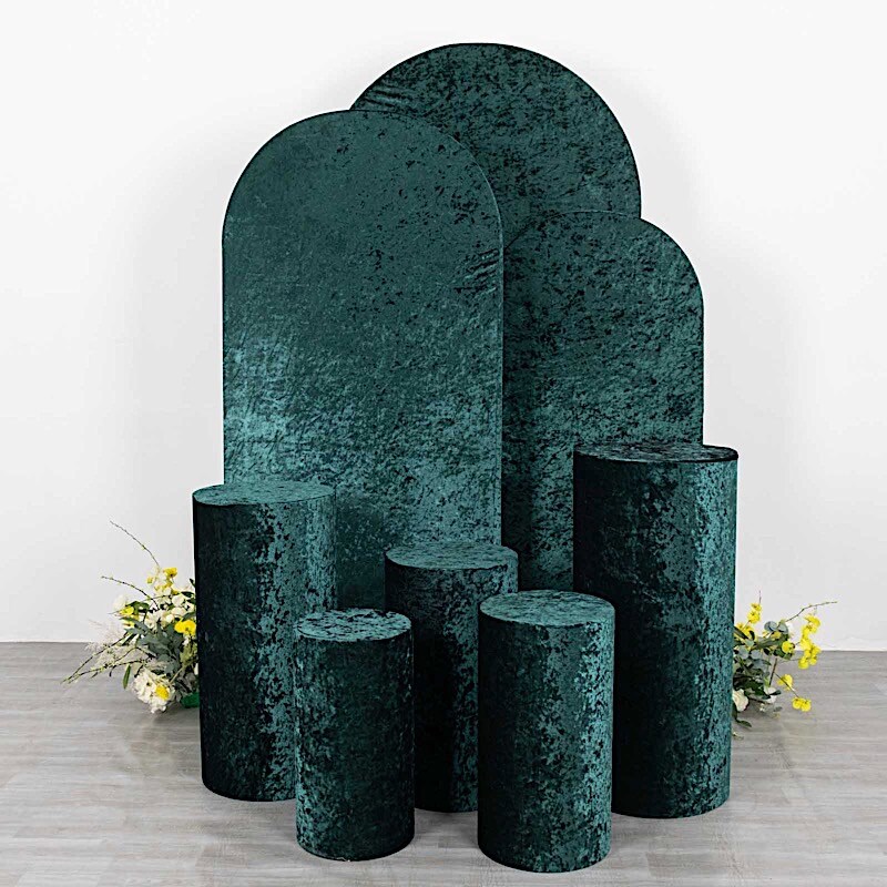 5 Cylinder Pedestal Crushed Velvet Display STAND COVERS | Michaels