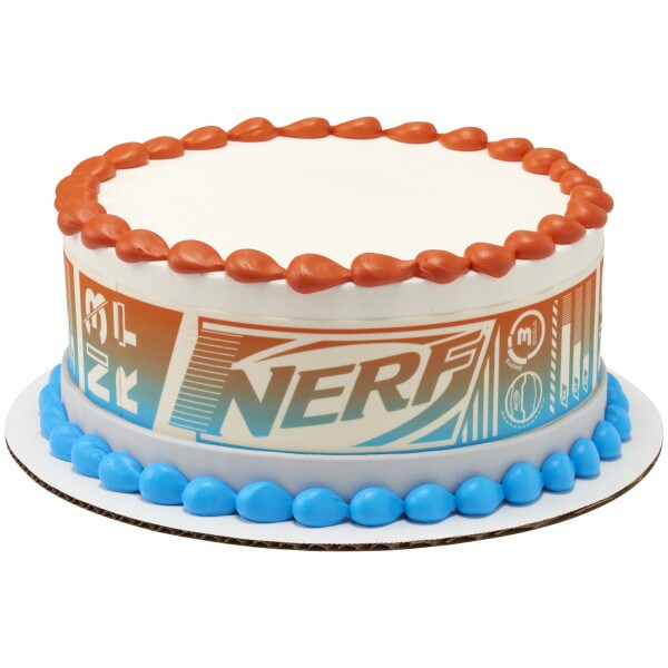 Nerf™ Shots and Goals Edible Cake Topper Image Strips | Michaels