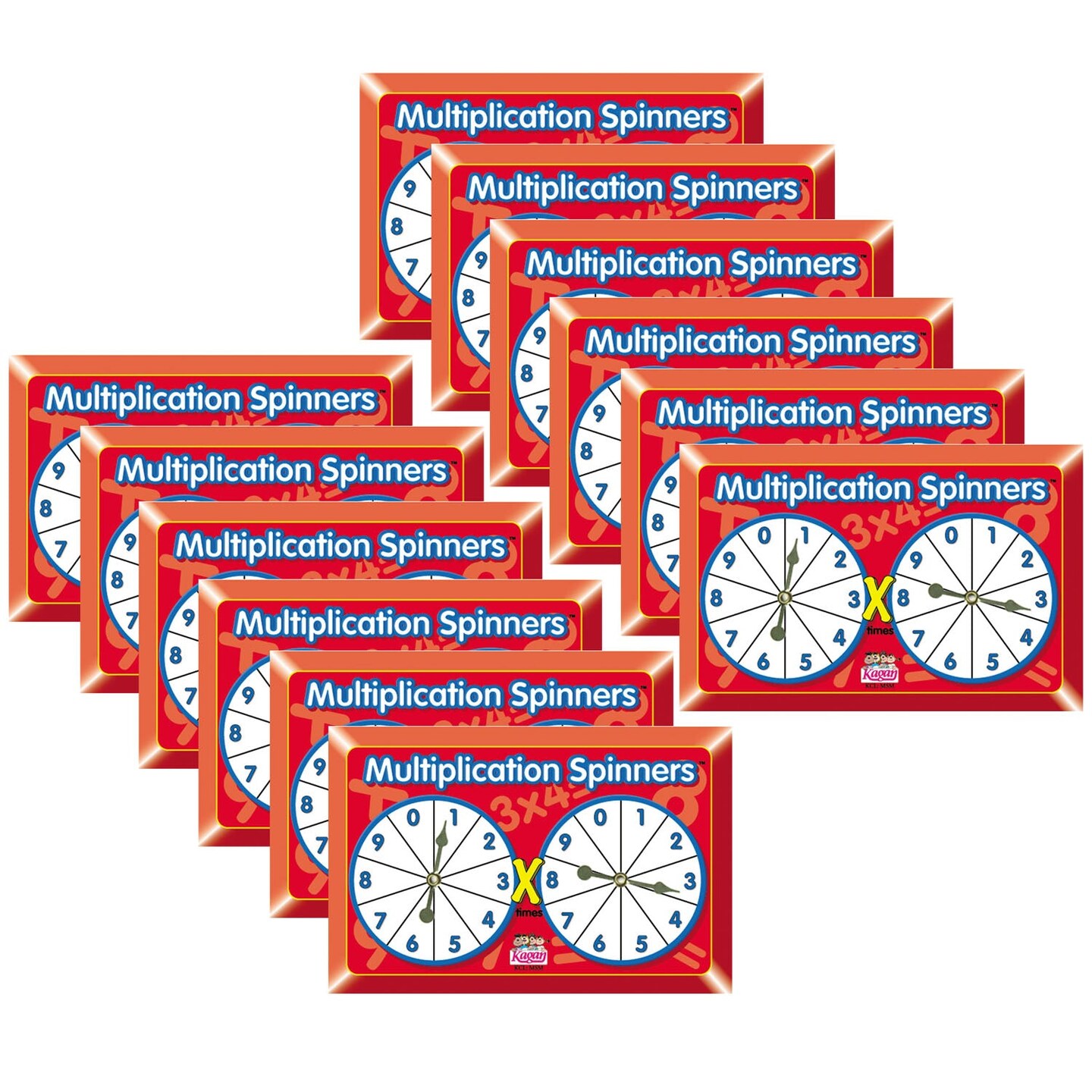 Multiplication Spinners, Pack of 12 | Michaels