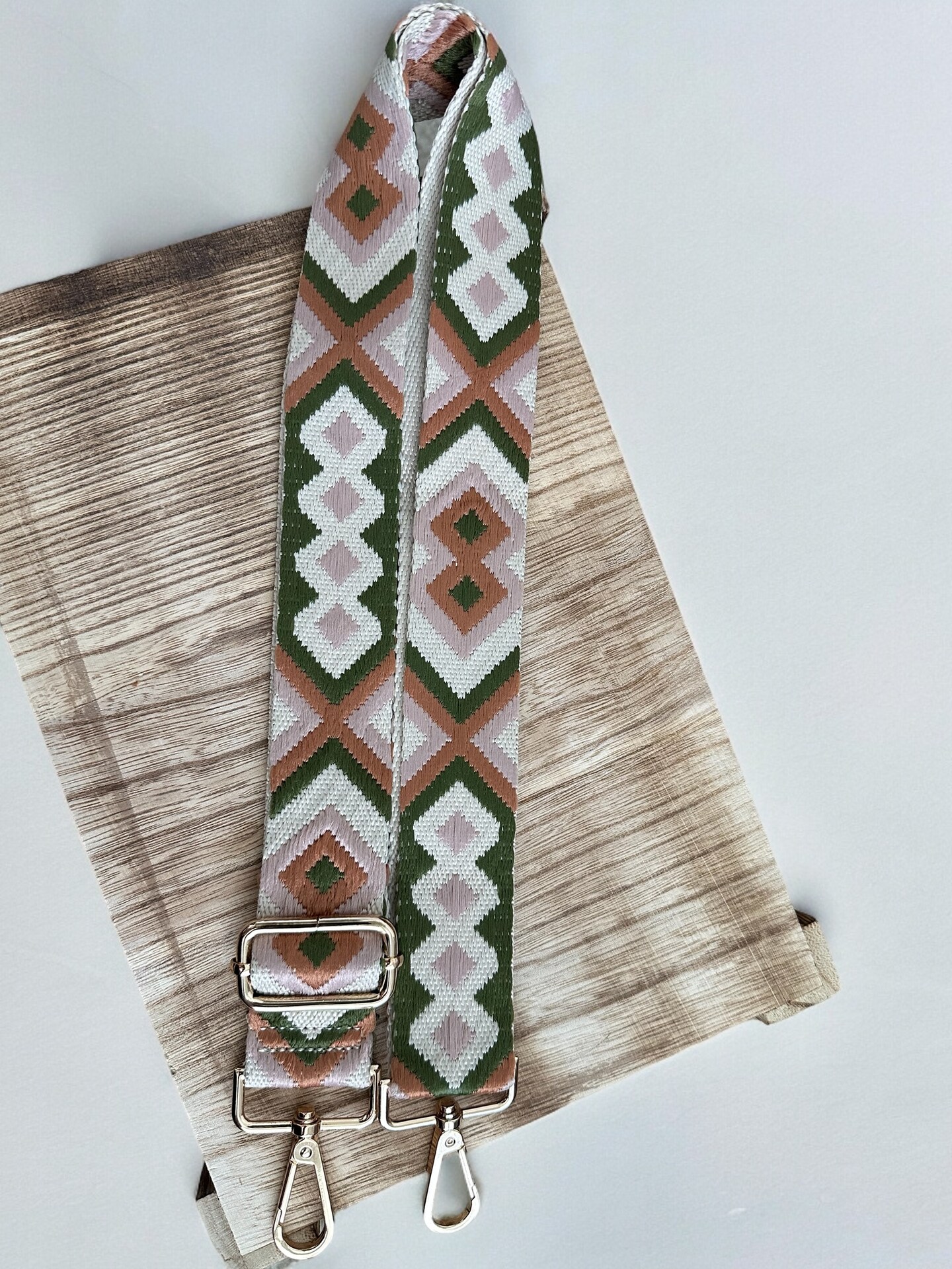 2-Inch Interchangeable Bag Strap with Gold Metal Hardware - Fits All Crossbody Bags | MakerPlace ...