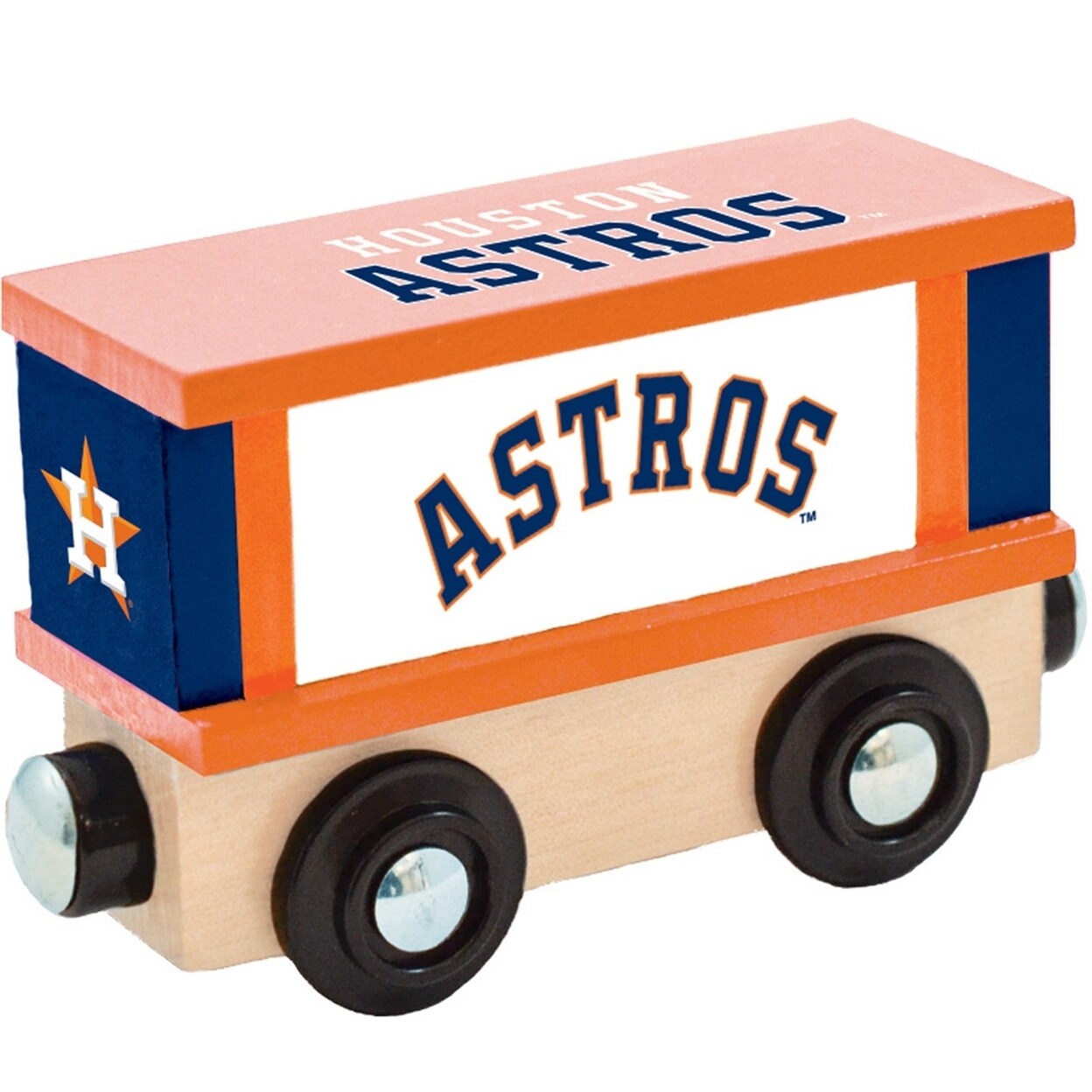 Houston Astros Wooden Toy Train Box Car With Team Logo And Colors Ages ...