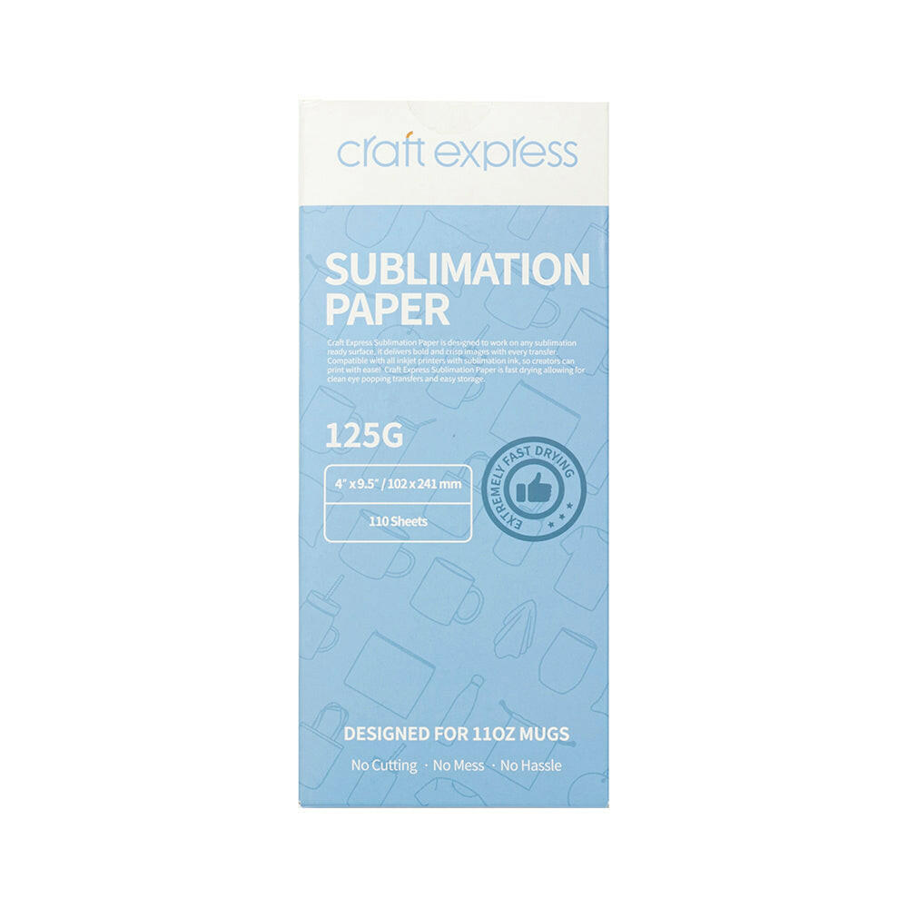 Sublimation Mug Size Paper - 110 Pack | Michaels
