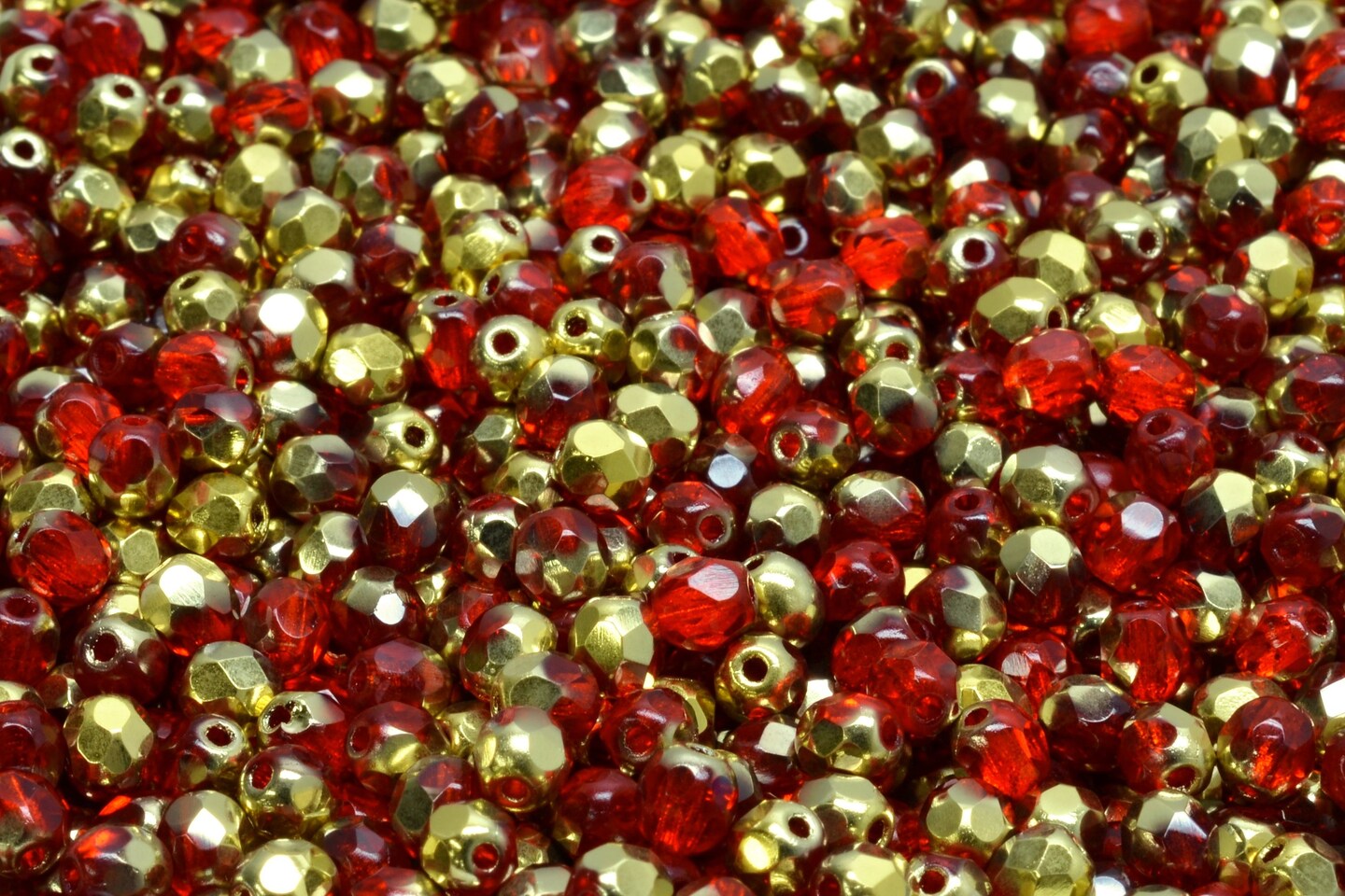 4mm Czech Fire Polish Beads, Hyacinth Amber, 50 pieces | Michaels