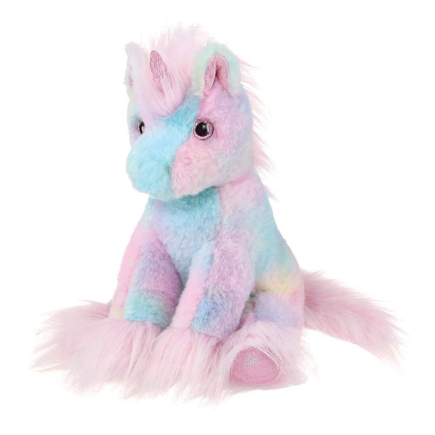 Bearington Glisten The Rainbow Unicorn Plushie, 12 Inch Unicorn Stuffed ...