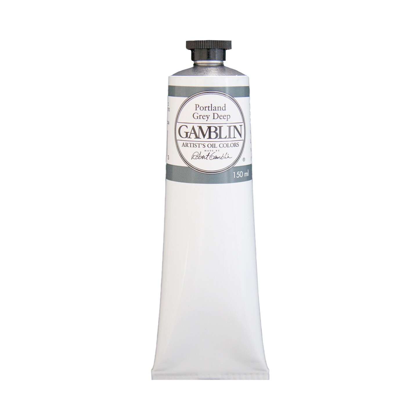 Gamblin Artist Grade Oil Color, 150ml, Portland Grey Deep, Model ...