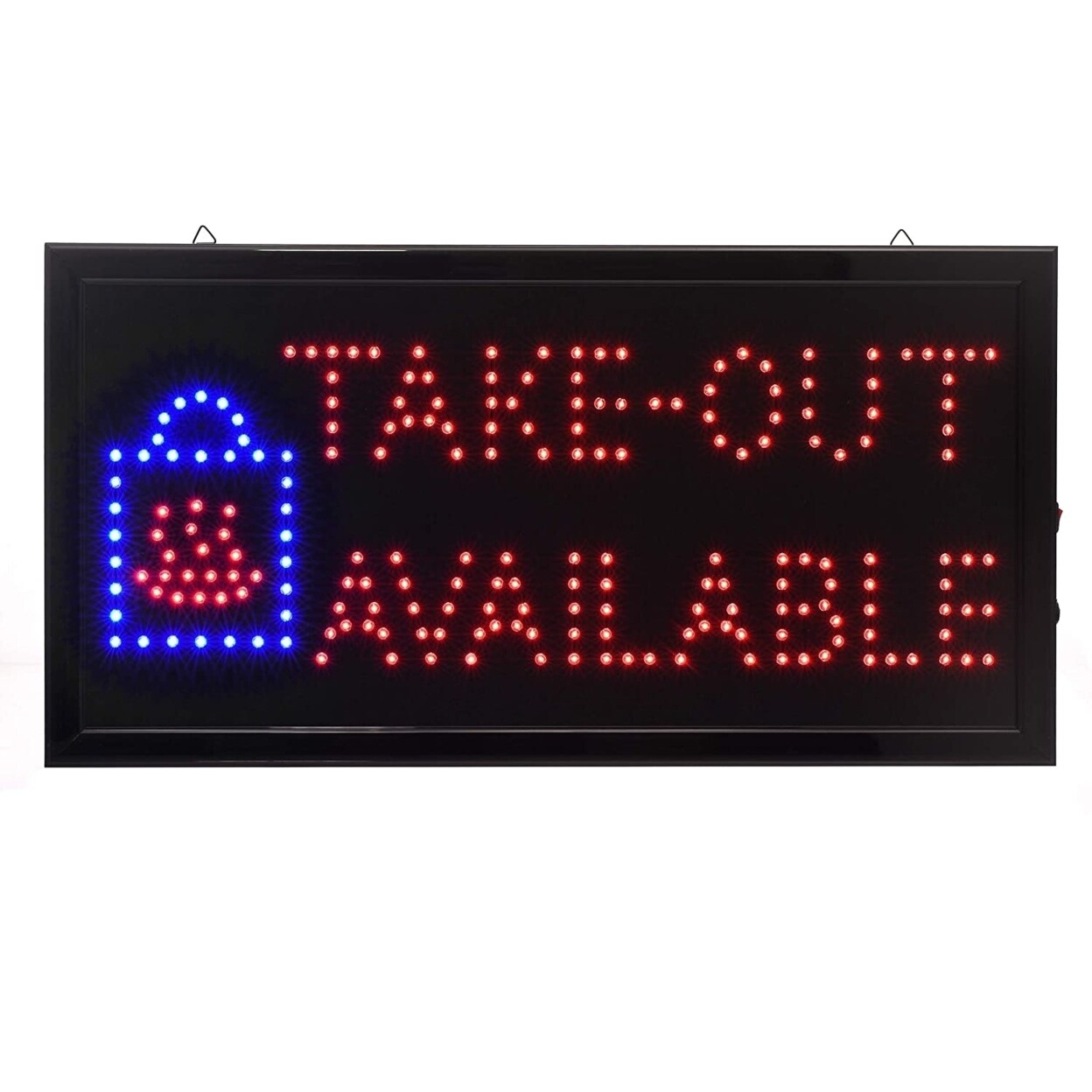 Alpine Industries 19 in. x 10 in. LED Rectangular Take-Out Available ...