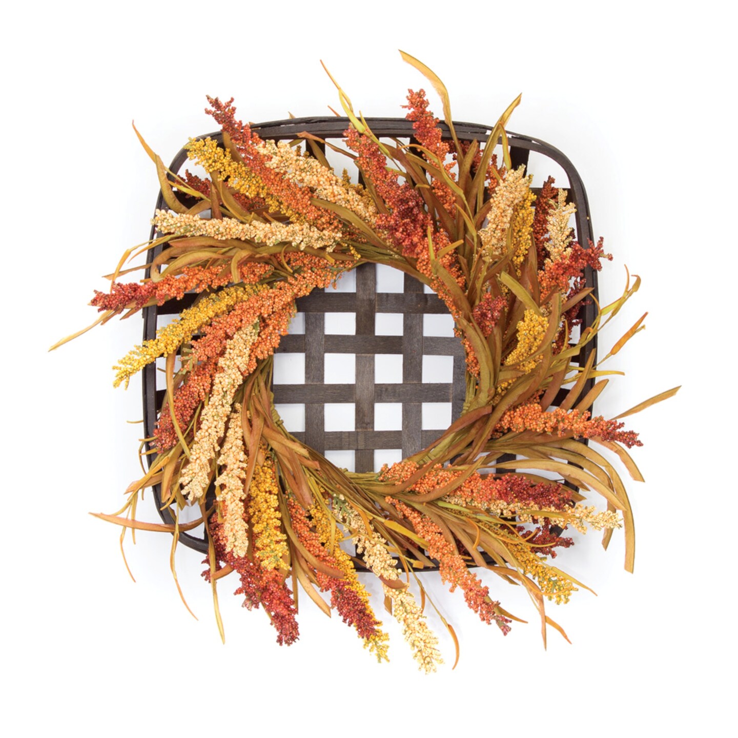 Melrose 20" Wreath and Wicker Wall Decor | Michaels