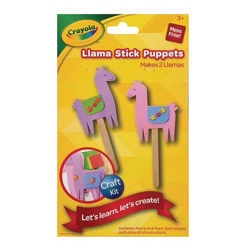 Llama Stick Puppets Kit | Michaels