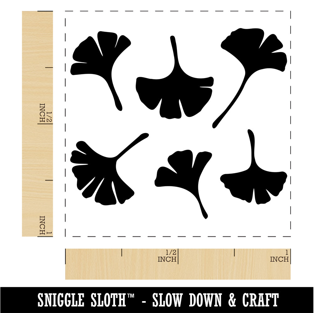 Gingko Leaves Self-Inking Rubber Stamp Ink Stamper | Michaels