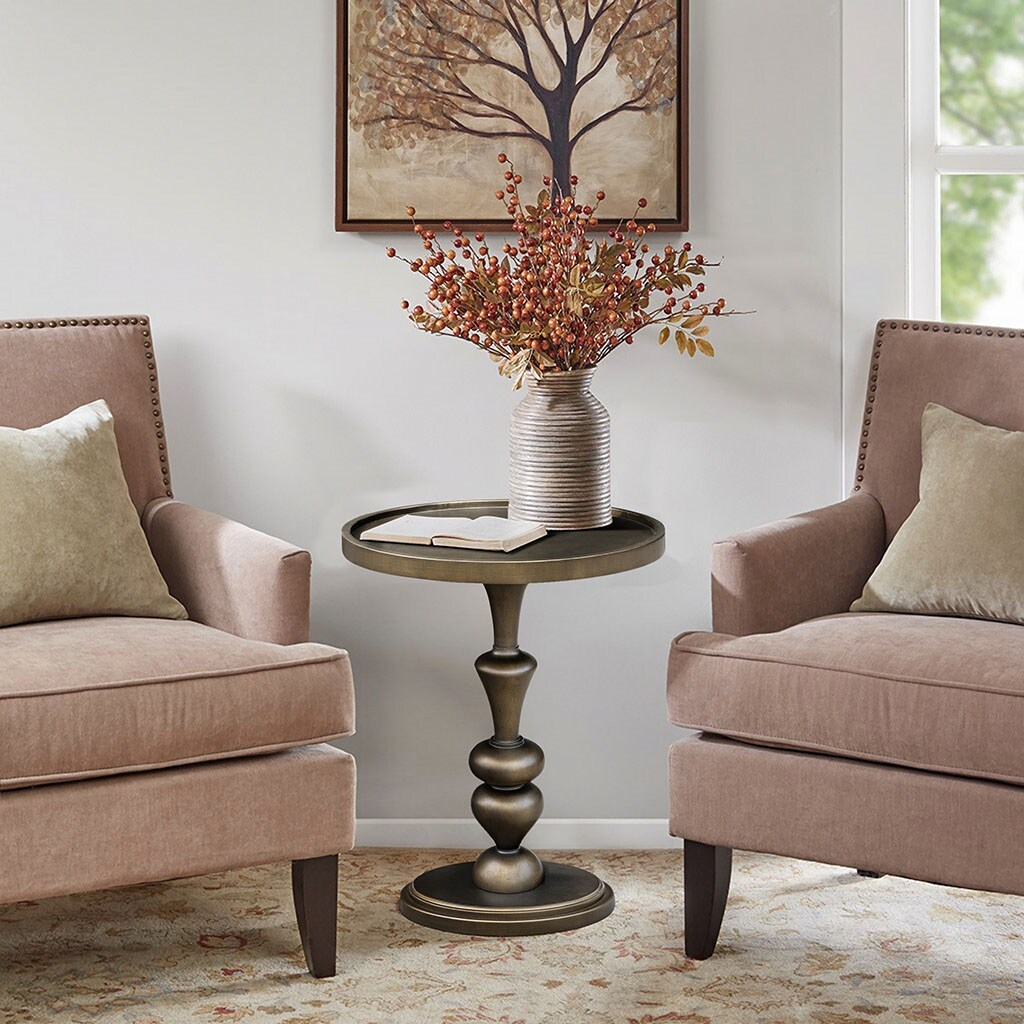 Gracie Mills Pedestal Accent Table | Michaels