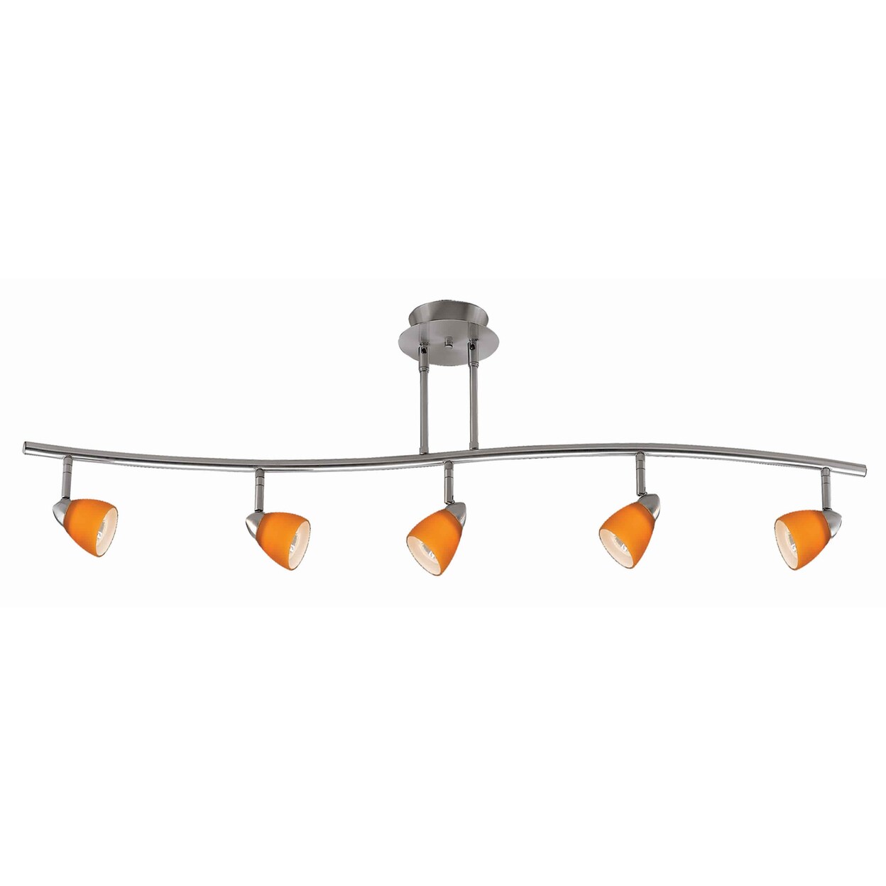 Saltoro Sherpi 5 Light 120V Metal Track Light Fixture with Adjustable ...