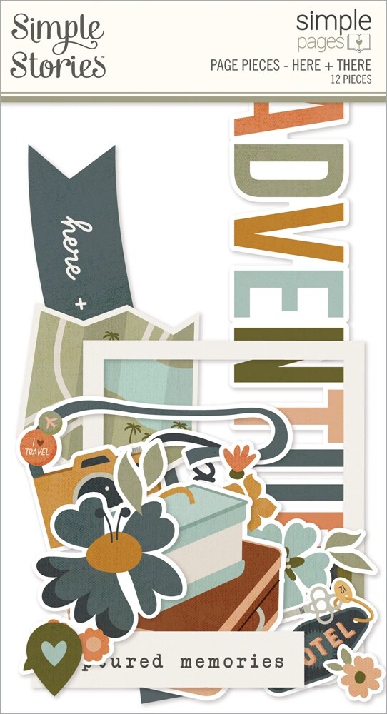 Simple Stories Simple Pages Page Pieces-Here & There | Michaels