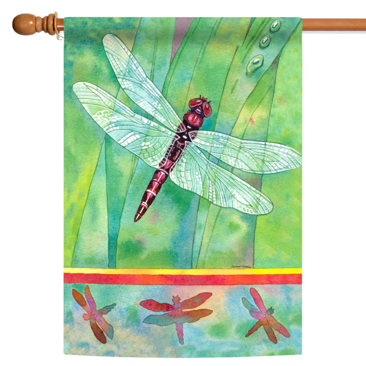 Toland Home Garden Dragonfly Outdoor House Flag 40" x 28" | Michaels