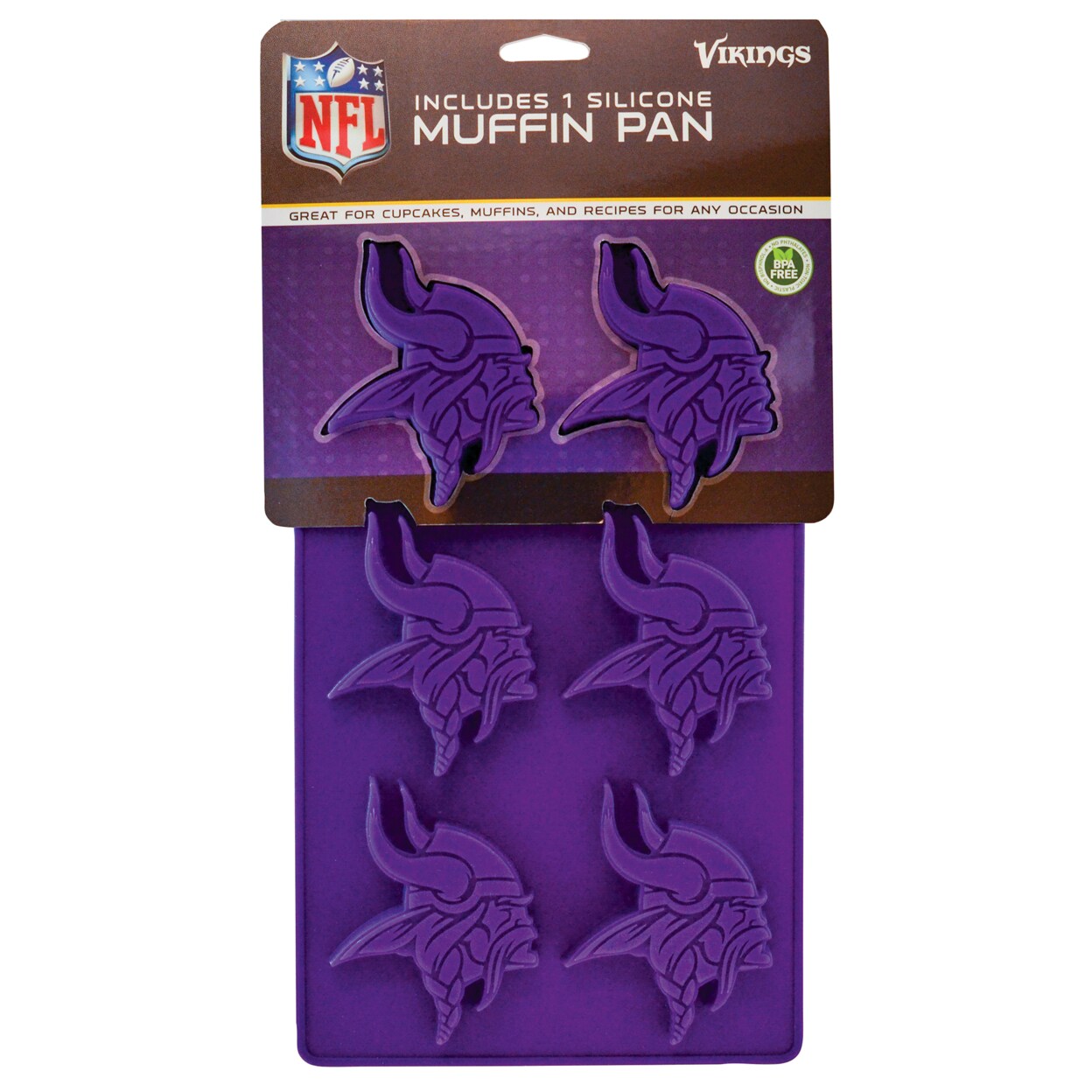 FANPAN MasterPieces s Team Logo Silicone Muffin Pan - NFL Minnesota ...
