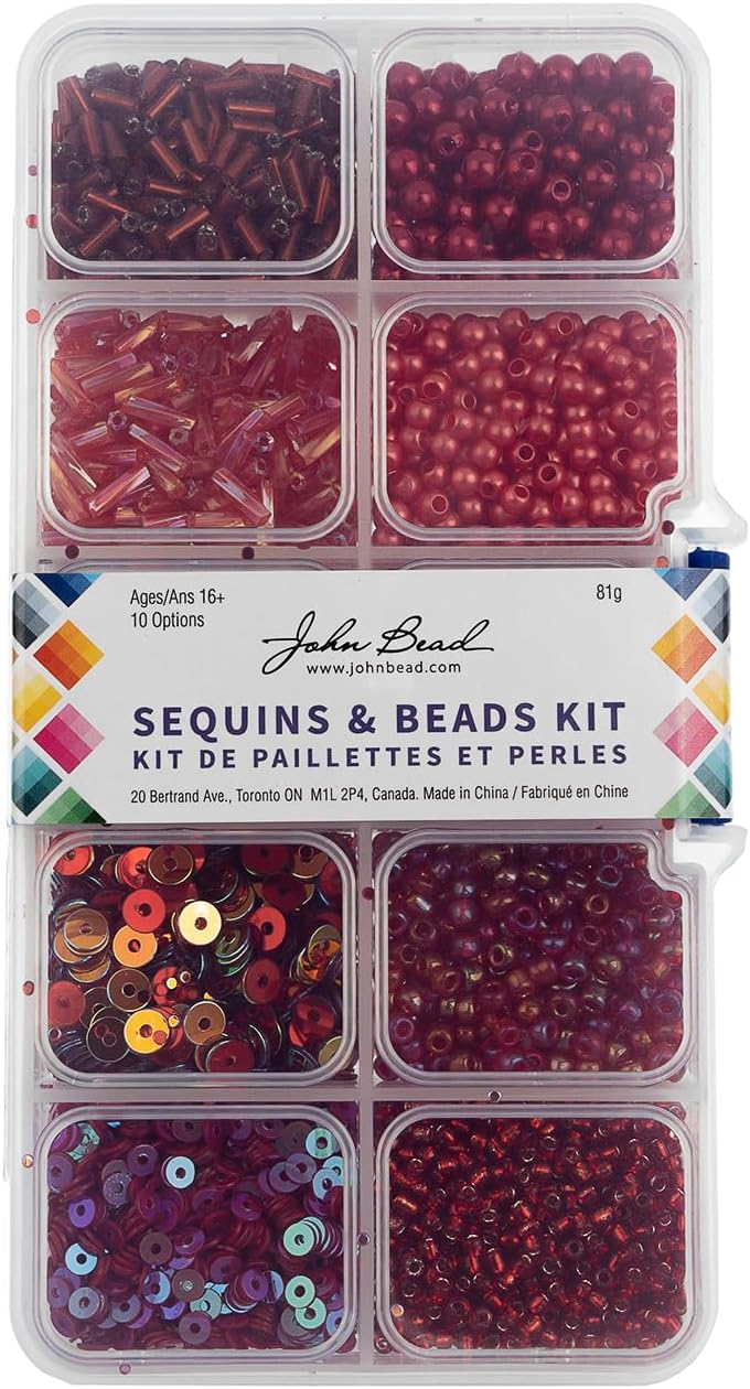 John Bead 10 Types Mix Sequins & Beads Kit | Michaels