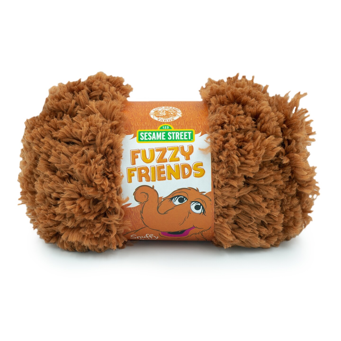Lion Brand Sesame Street Fuzzy Friends Yarn-Snuffy Brown | Michaels