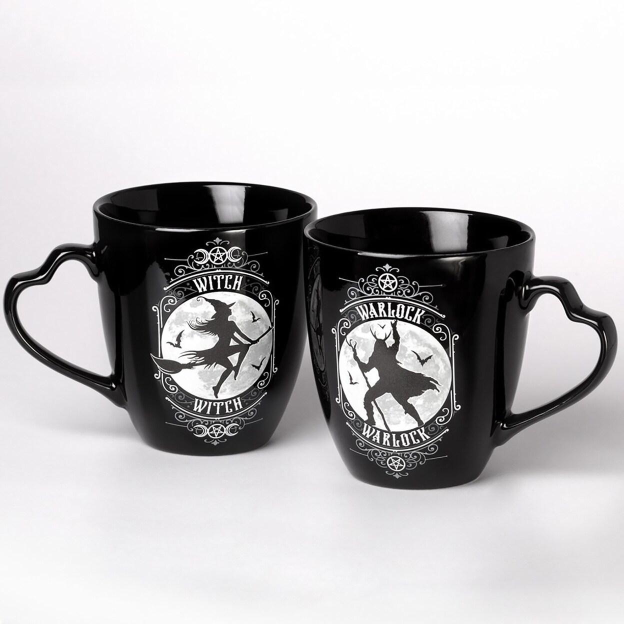 The Vault Manufactured From Fine Bone China Witch and Warlock Mug Set ...