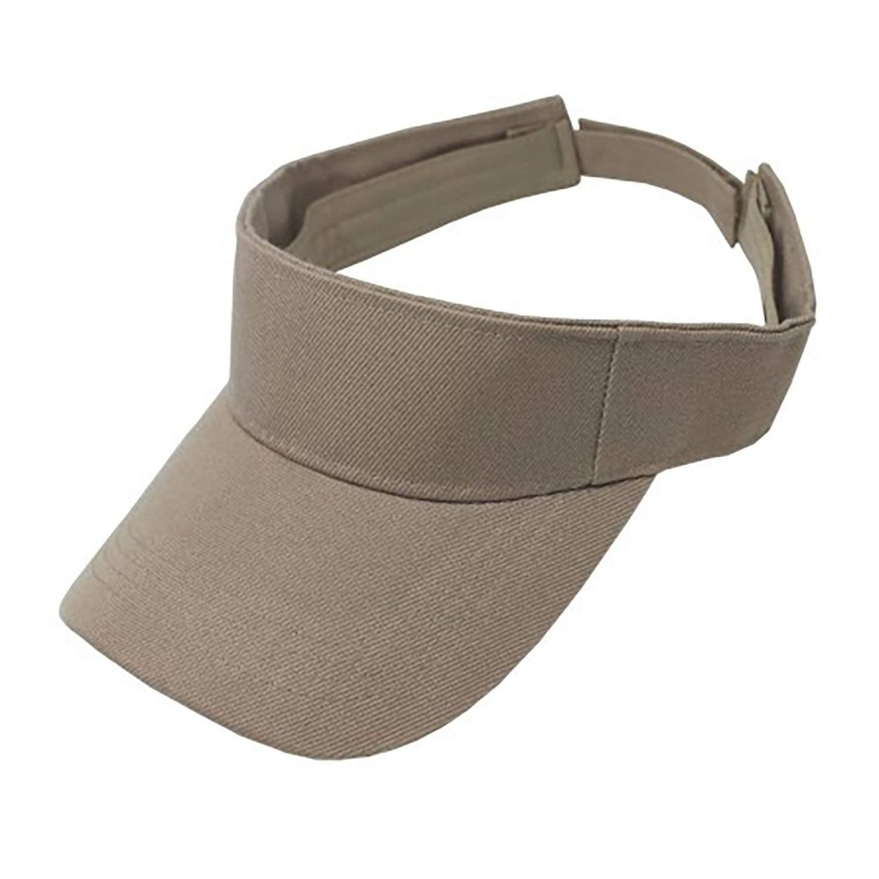 Pack Of 5 Adjustable Sun Visor Caps Sports Hats Lightweight Polyester ...