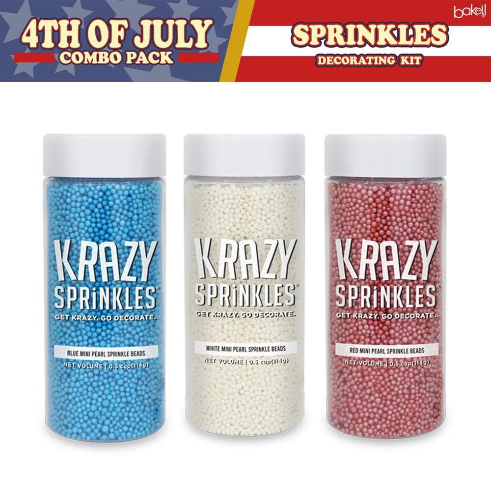 4th Of July 3-Piece Mini Beads Sprinkles Combo Pack (3 PC) | Michaels