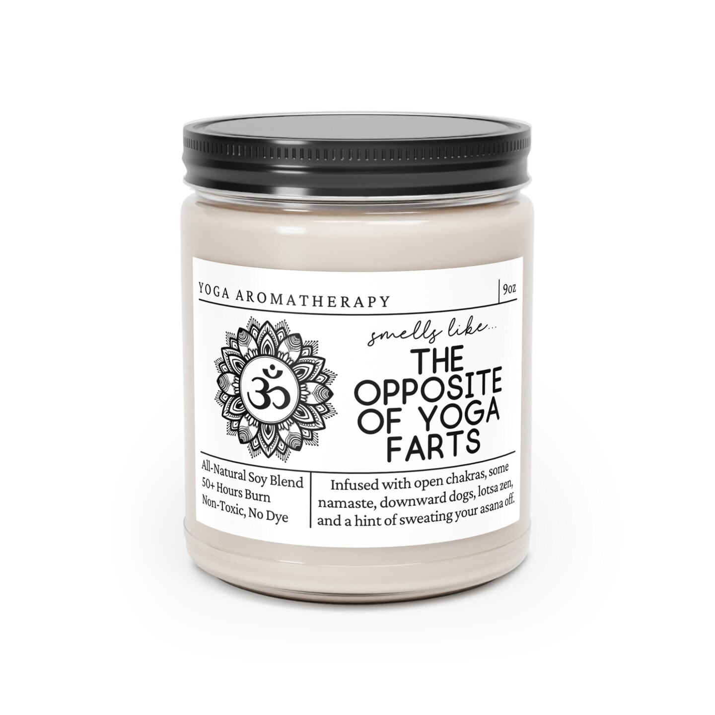 Yoga Candle Smells Like The Opposite Of Yoga Farts Makerplace By