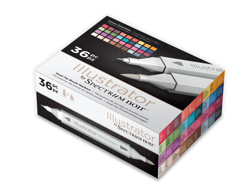 Spectrum Noir Illustrator 36pc Box - COLOUR ESSENTIALS | Michaels