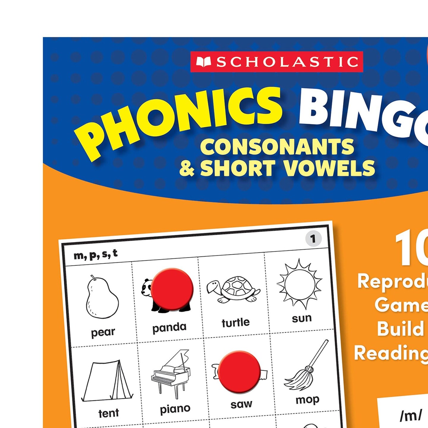 Phonics Bingo: Consonants & Short Vowels Activity Book | Michaels