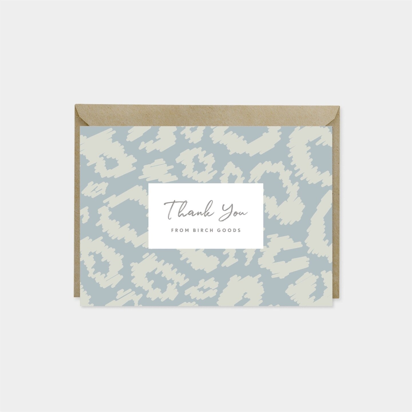 Leopard Print Thank You Card, Designer | Michaels